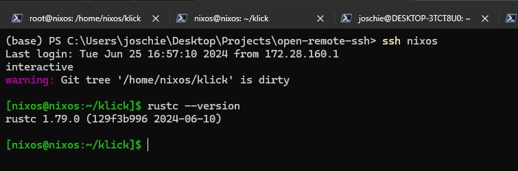 vscodium and nix develop